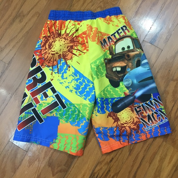 Disney | Swim | 24 32 425 Disney Pixar Cars Swim Trunks 8 | Poshmark